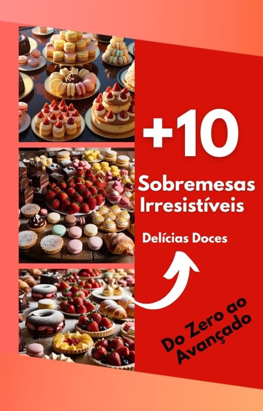 Delícias Doces: Mais de 10 Receitas de Sobremesas Irresistíveis