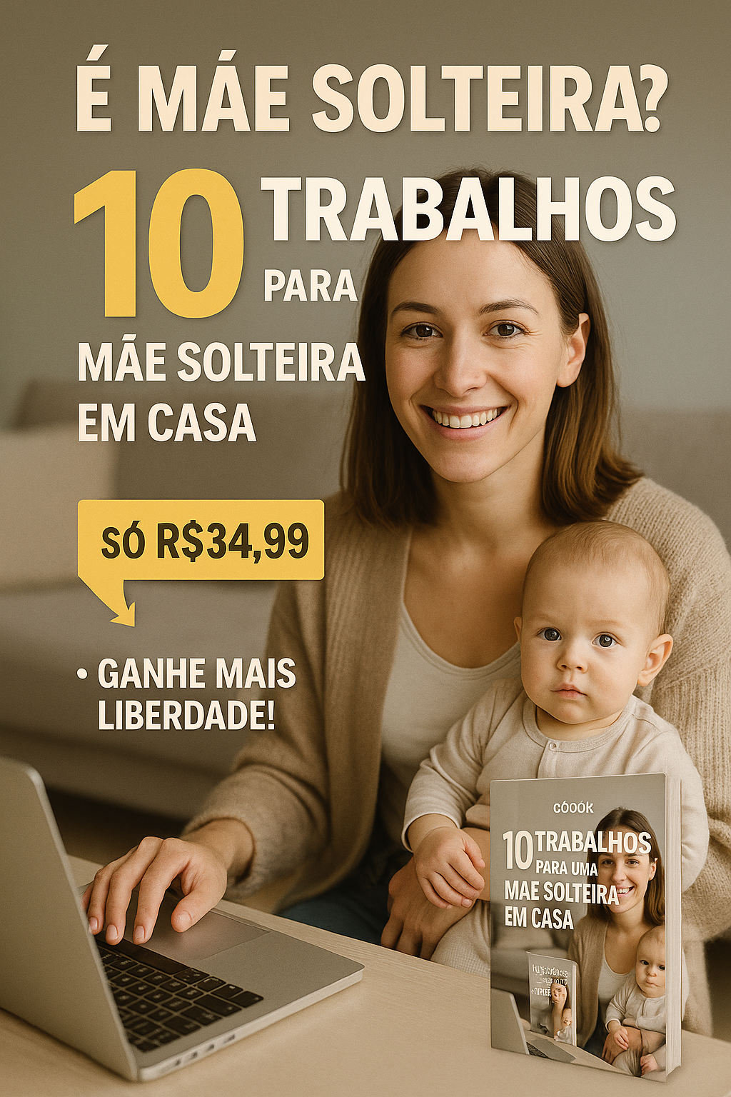 10 TRABALHOS PARA MAES SOLTEIRAS EM CASA