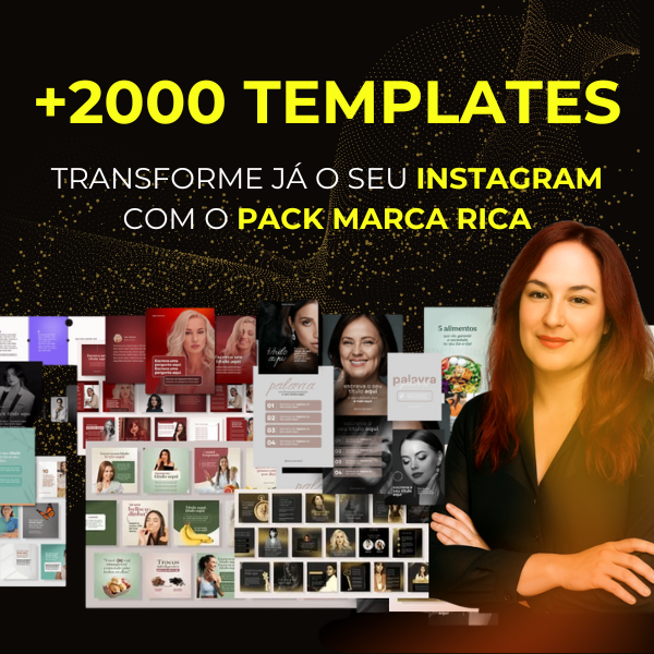 Pack Marca Rica PRO – Templates e Estratégias Visuais para Redes Pr...
