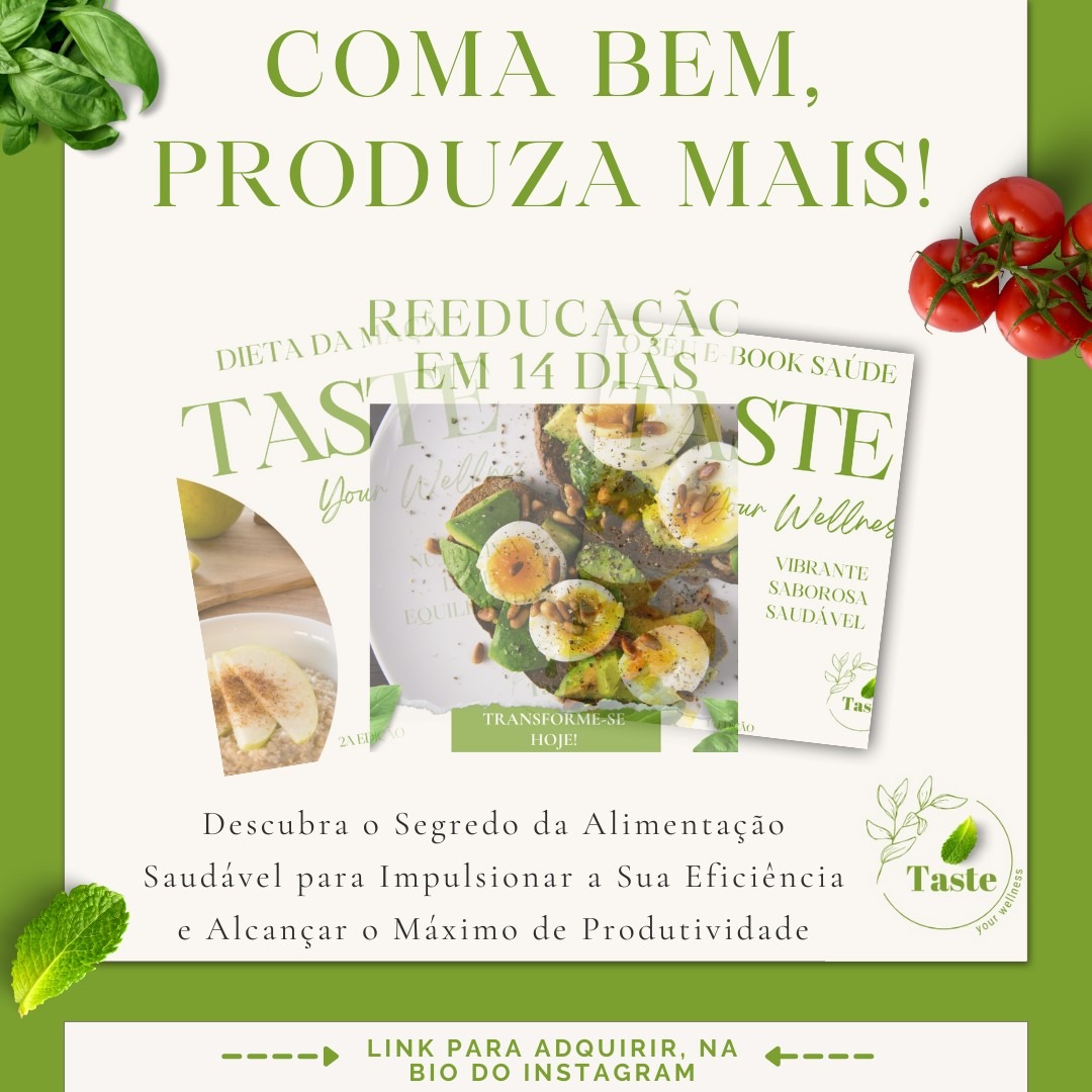 Livro: Coma Bem, Produza Mais! - Ex-Colega | Hotmart