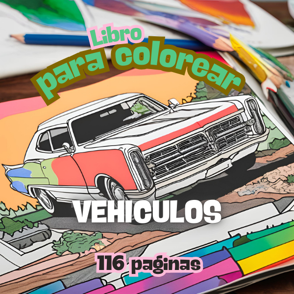 VEHÍCULOS Y MEDIOS DE TRANSPORTE LIBRO PARA COLOREAR: ¡Tantísimos ...