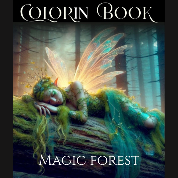 Coloring Book Magic Forest | Hotmart