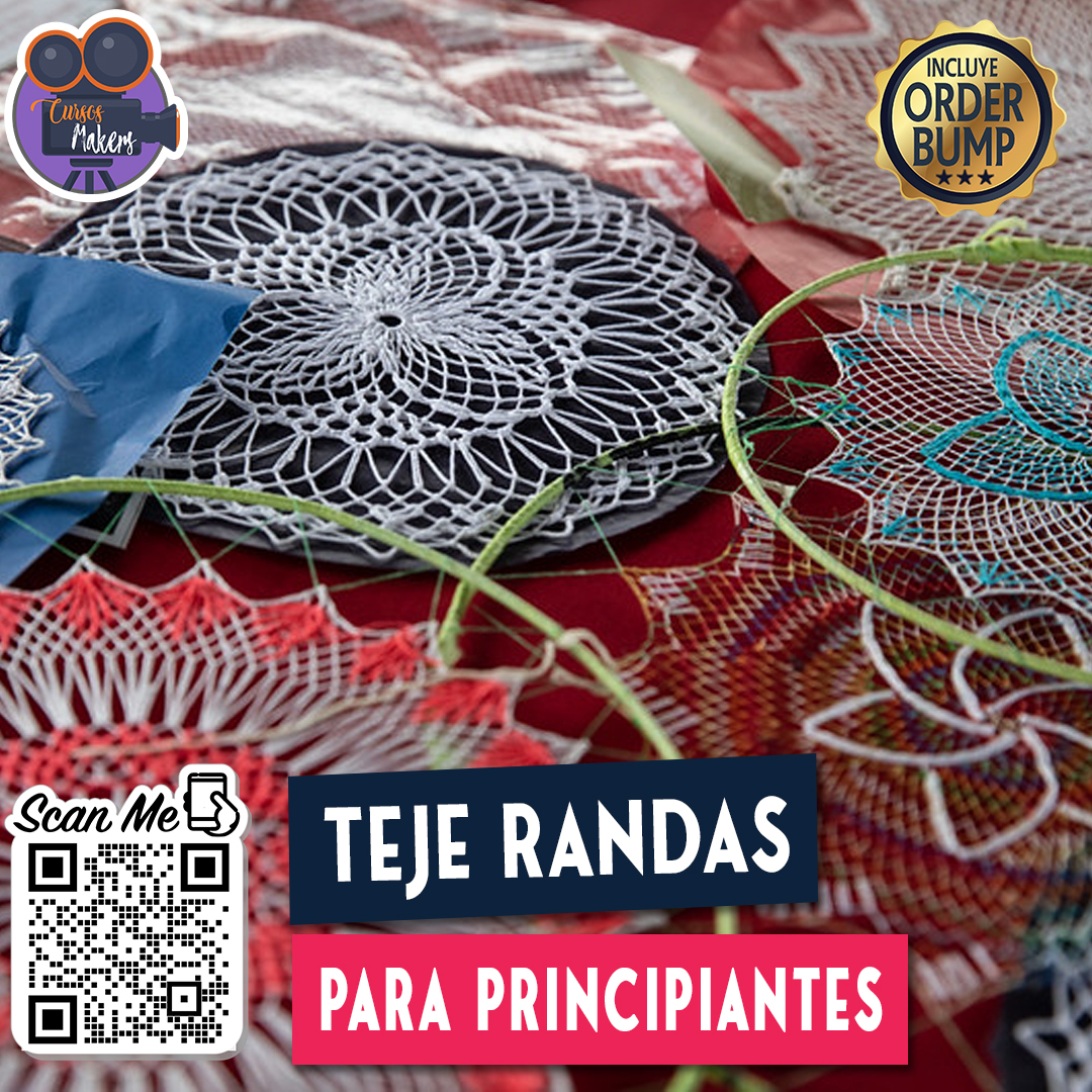 Teje Randas para Principiantes - Cursos Makers | Hotmart