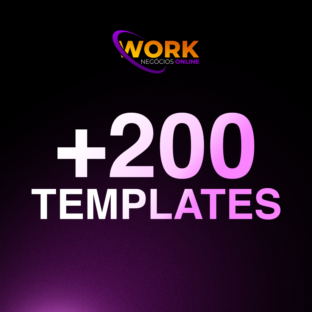 + 200 Templates Prontos - CANVA - Work Negócios Online | Hotmart