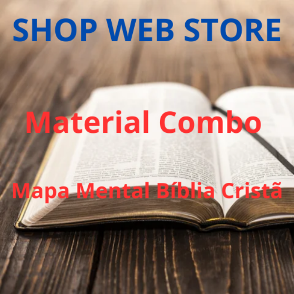 Material Combo Mapa Mental Bíblia Cristã - SHOP WEB STORE | Hotmart