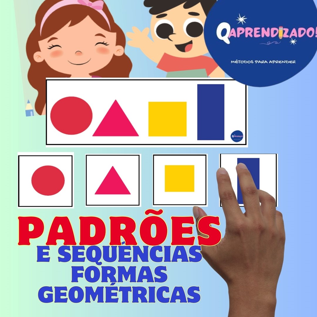 Atividade Padrões e Sequências Formas Geométricas - 3 a 6 anos - KA...