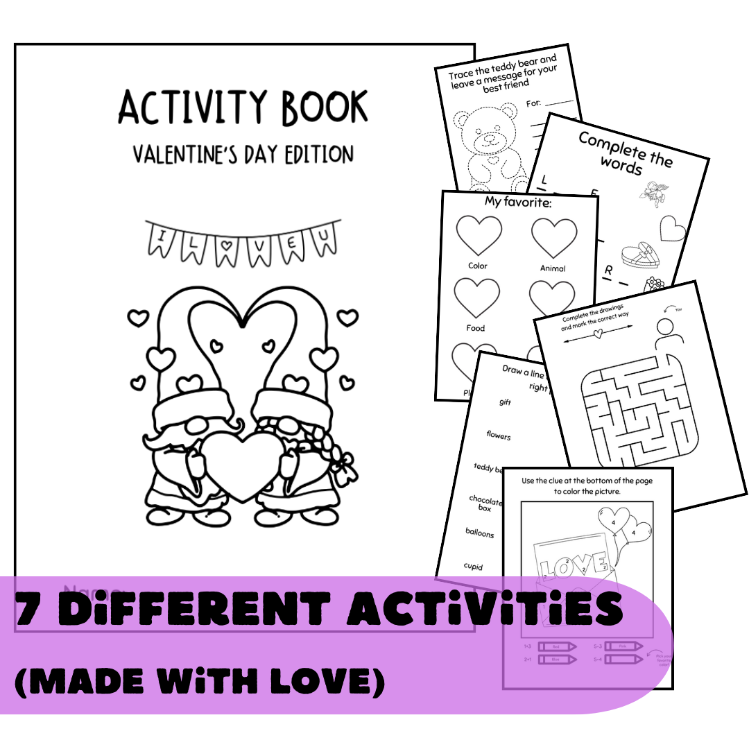 Activity Book: Valentine's Day Edition