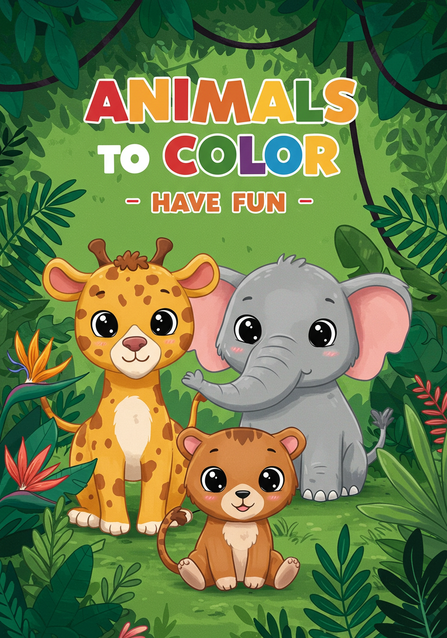 Fun and Learning: Animal Activity Book | Hotmart