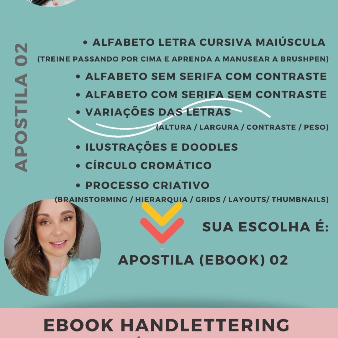 Ebook HandLettering Básico e Prático - Módulo 02 - Helena Matarazzo...