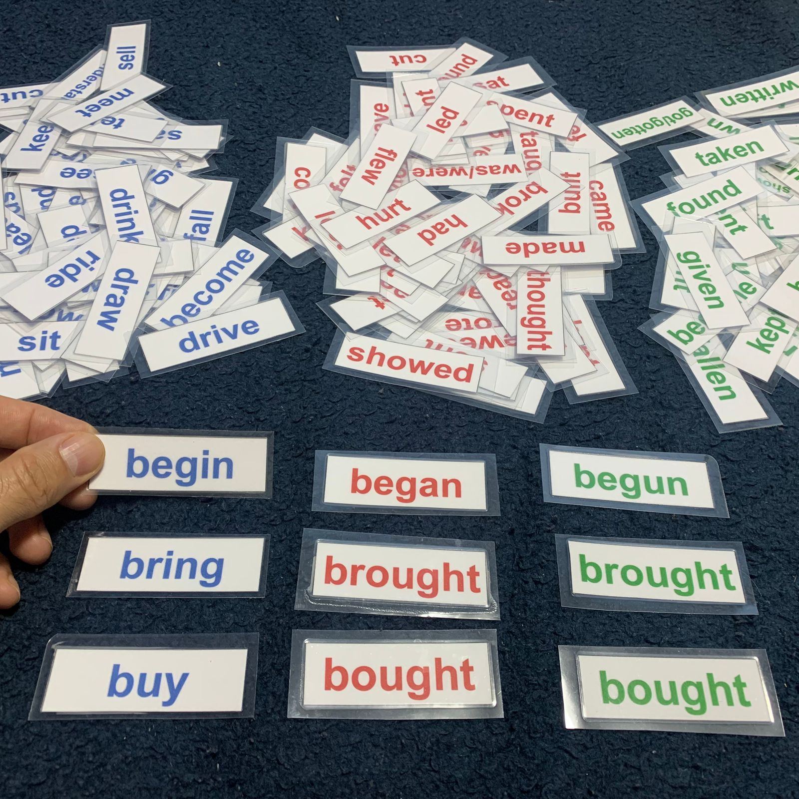 Irregular Verbs: Matching Activity and Memory Game