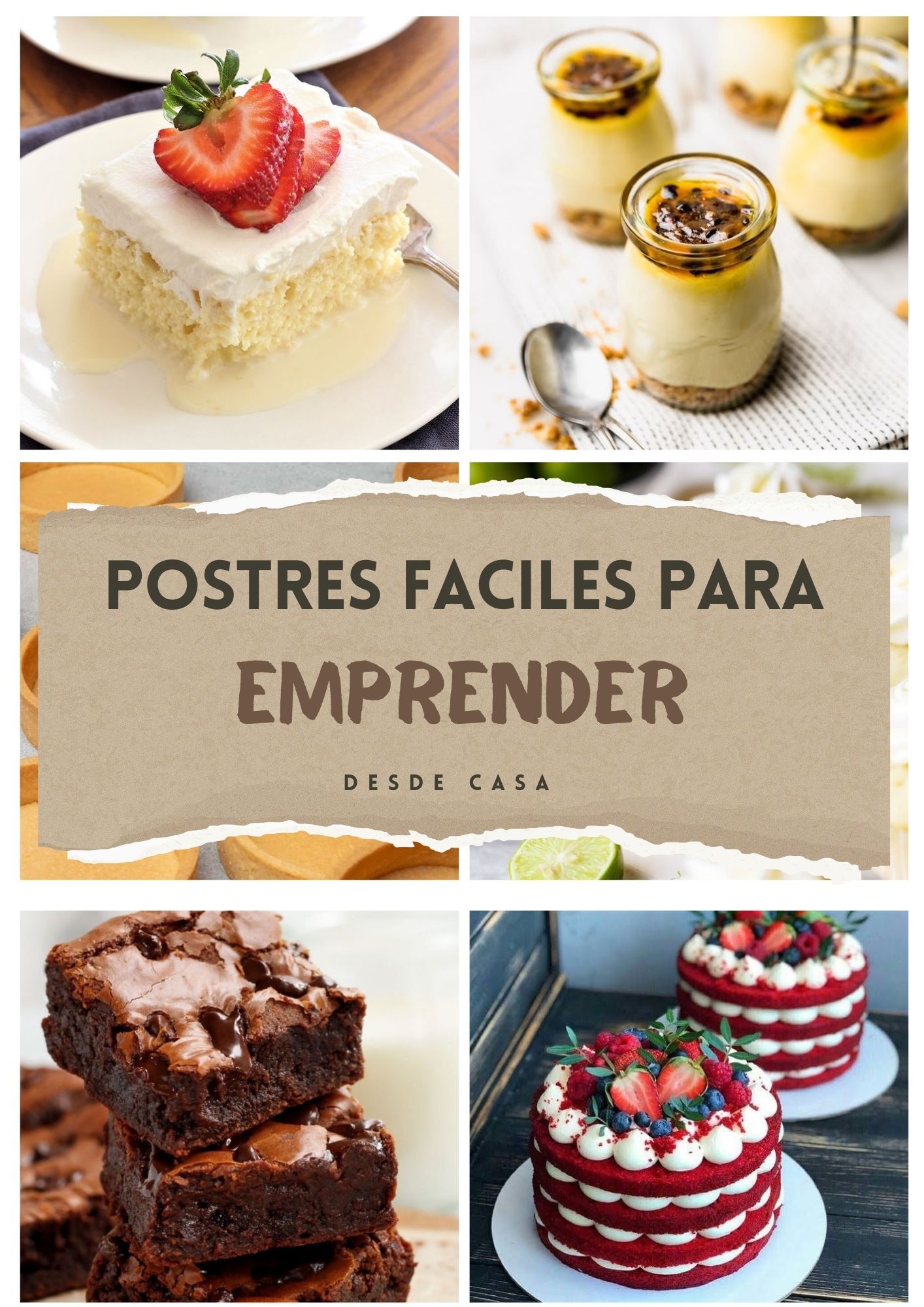 Recetario Postres faciles para emprender - Vanessa Rosales Mora | H...
