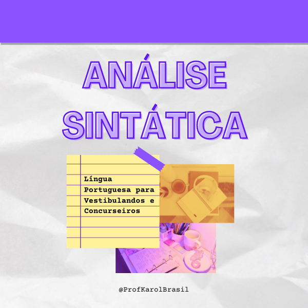 Análise Sintática - Guia de Língua Portuguesa para Vestibulandos e ...