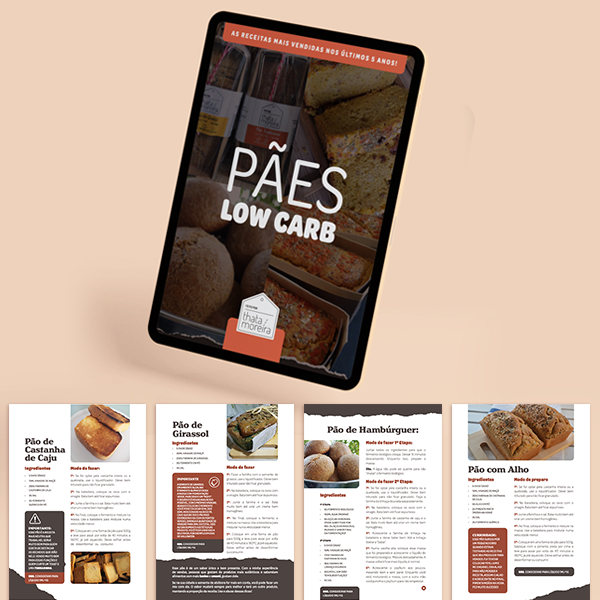 Pães Low Carb - Feito por Thata Moreira