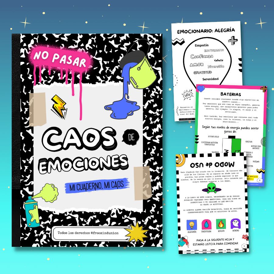 ACTIVIDADES PARA ADOLESCENTES: CAOS DE EMOCIONES - Free Mind | Hotmart