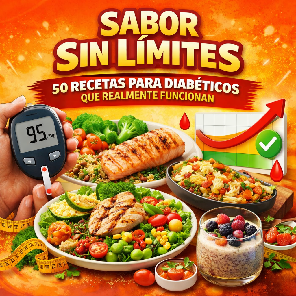 Sabor Sin Límites 50 Recetas para Diabéticos que Realmente Funciona...