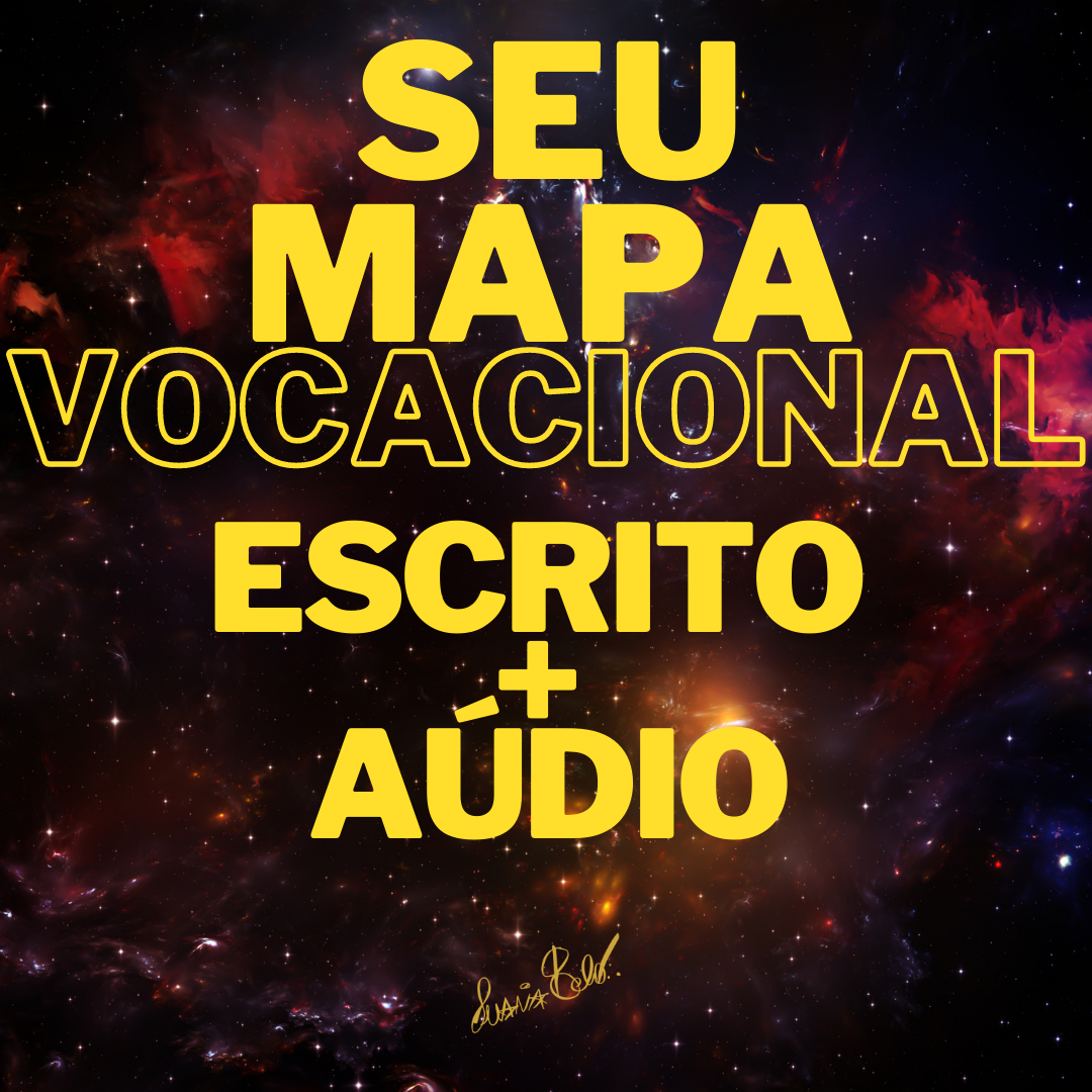 Mapa Vocacional Escrito + Áudios Explicativos (30min)