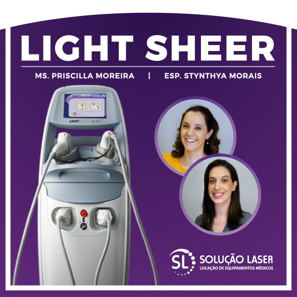 DEPILAÇÃO À LASER LIGHT SHEER DUET E ET