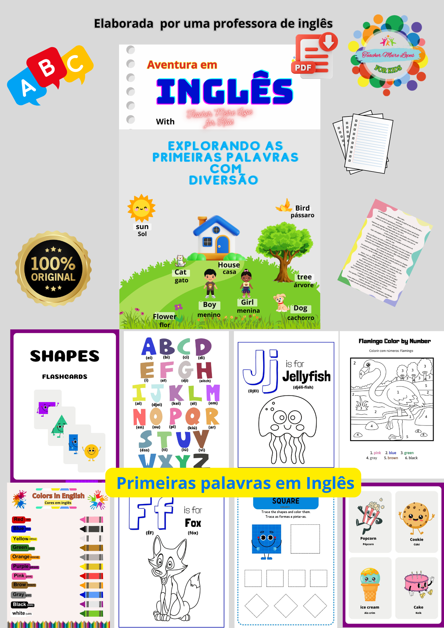 Apostila “Inglês para Pequenos Exploradores” - Teacher Meire Lopes ...