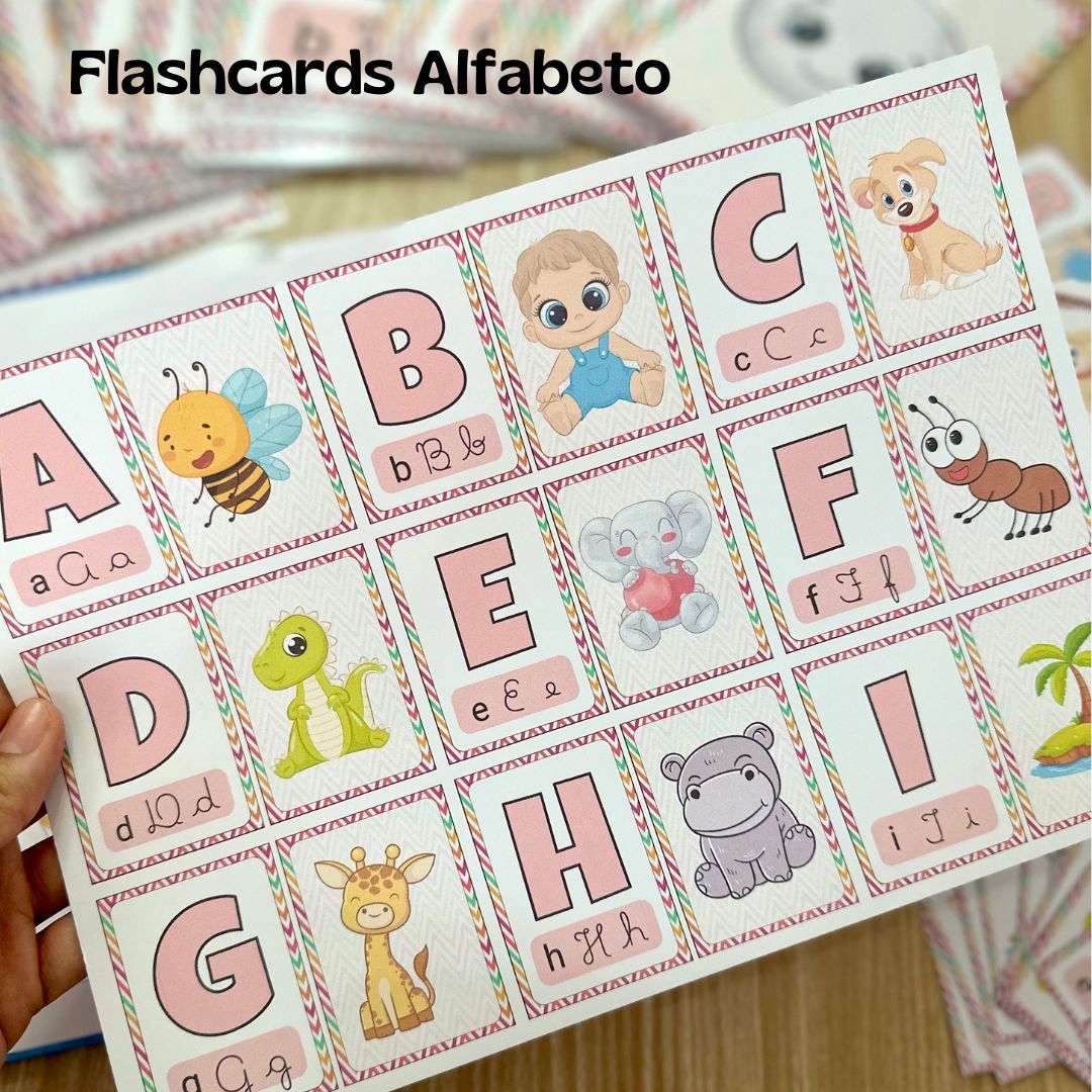 Flashcards Alfabeto - Aprendendo com a Profe | Hotmart