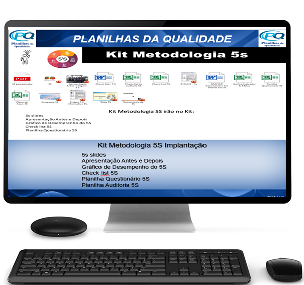 Kit Metodologia 5S Implantação - Planilhas da Qualidade | Hotmart