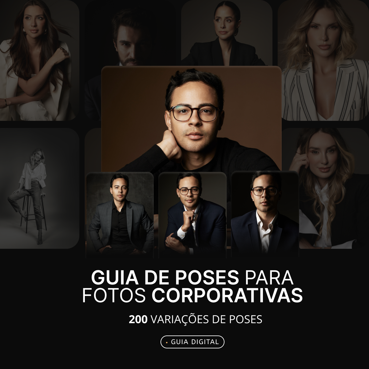 Guia para Fotos Corporativas - 200 Variações de Poses - Caroline M...