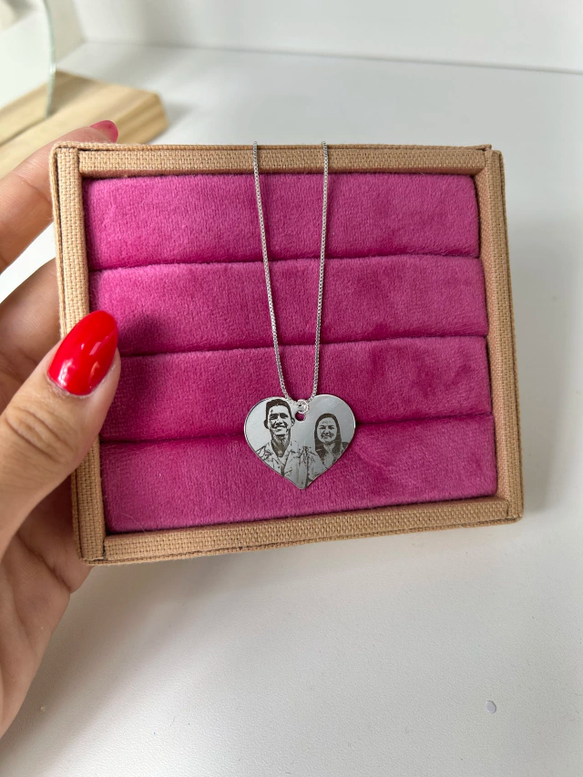 Colar personalizável coração G