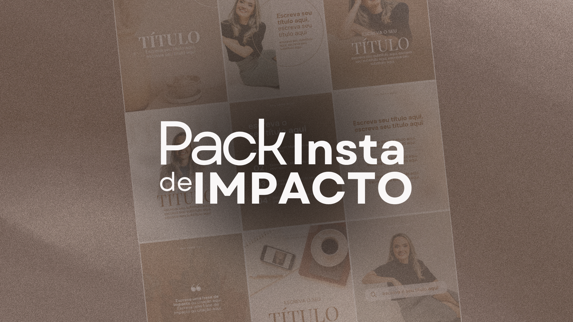 Pack Insta de Impacto | Artes Editáveis para Instagram: Impulsione sua ...