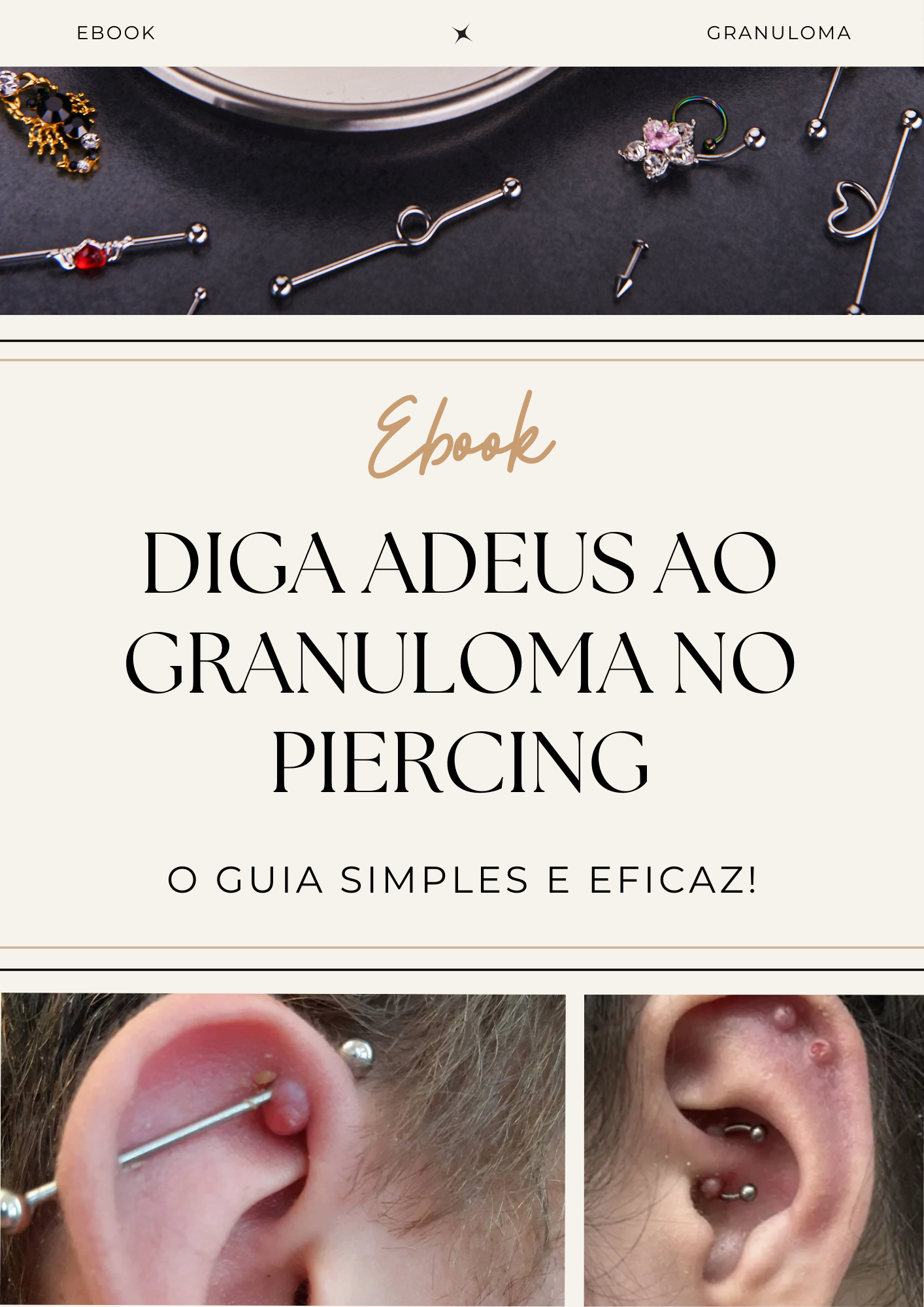 E-book: Diga Adeus ao Granuloma no Piercing – O Guia Simples e Efic...