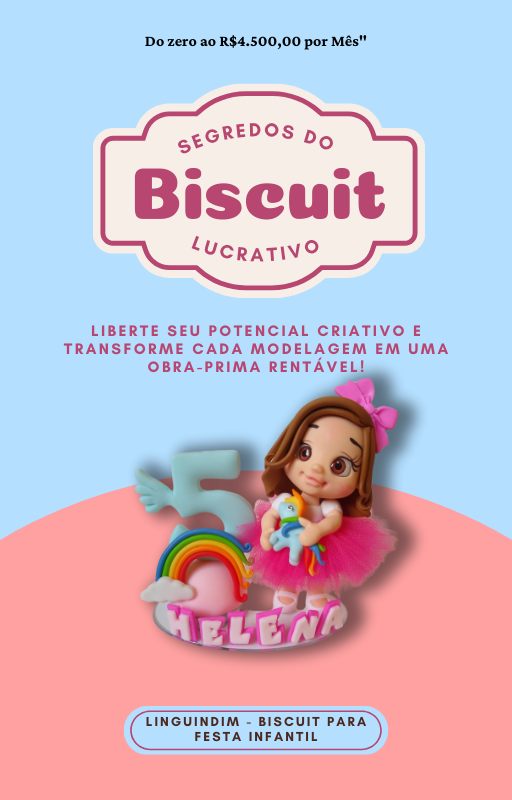 Segredos do Biscuit Lucrativo - Do zero aos 4.500,00 por mês - Same...