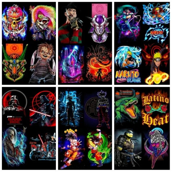 Mega pack 130 diseños de rock para dtf - Vectores y plantillas para...