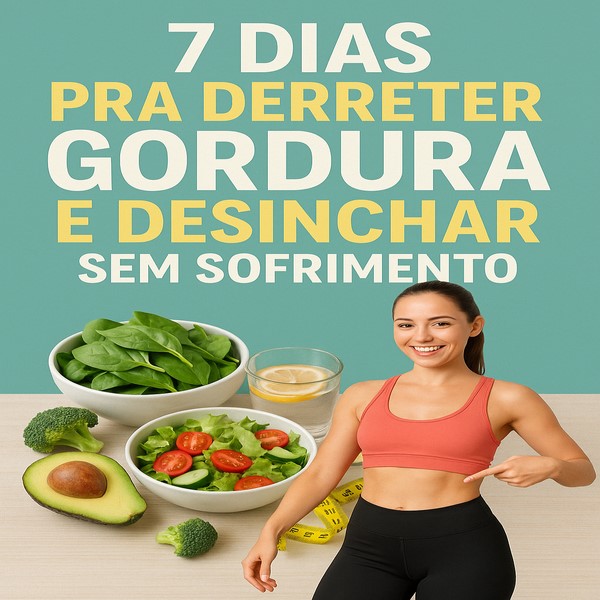 7 Dias Pra Derreter Gordura e Desinchar sem Sofrimento