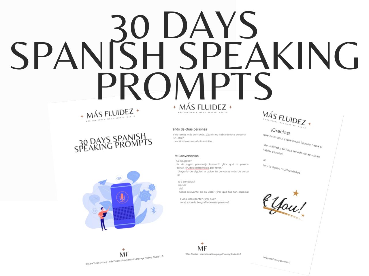 30 Days Spanish Speaking Challenge - Más Fluidez | Hotmart
