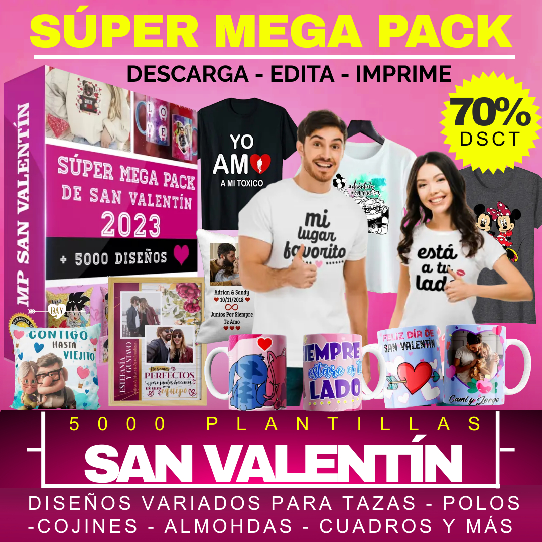 SÚPER MEGA PACK DE SAN VALENTÍN - MEGA PACK EXPERT | Hotmart