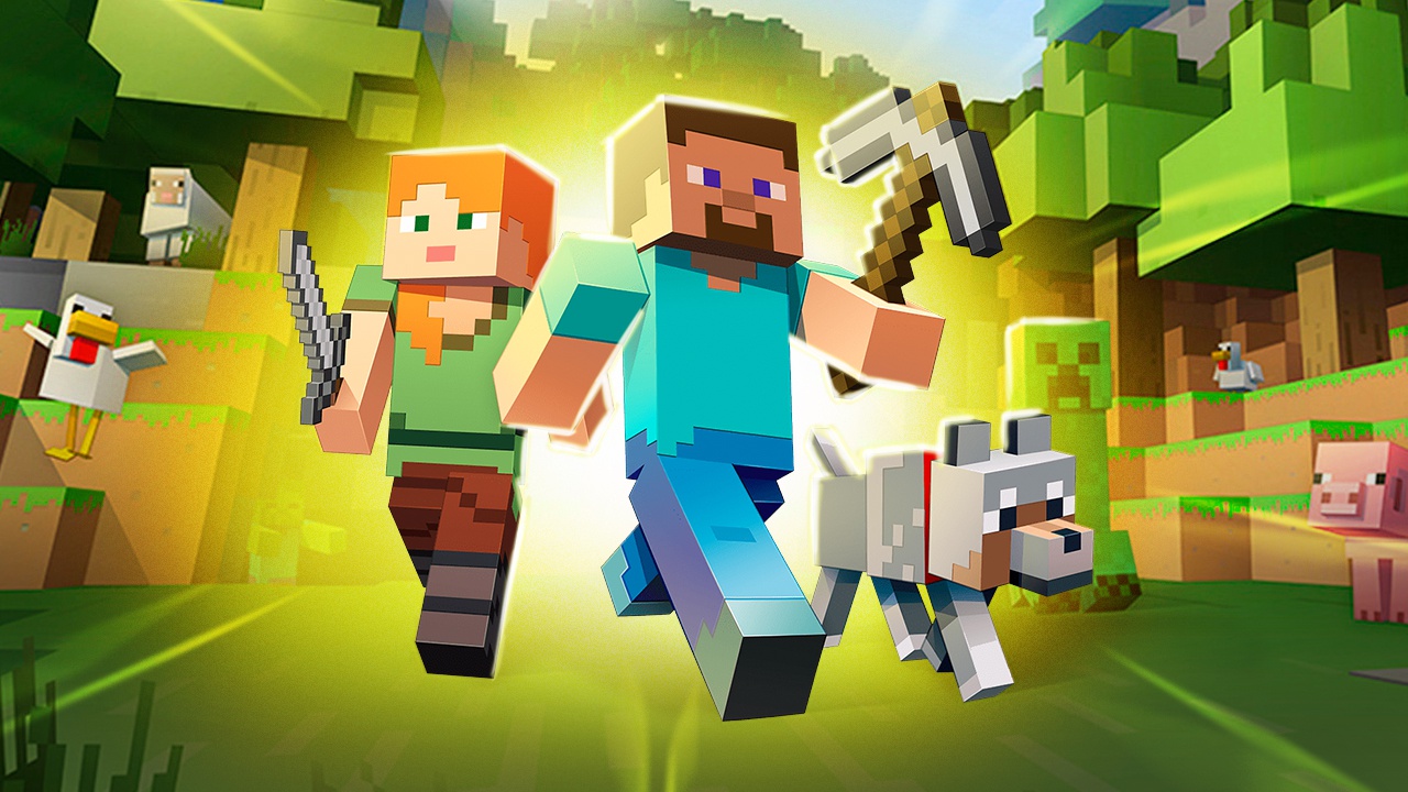 Foto da capa do Minecraft editada pro mim em alguns detalhes modelo...