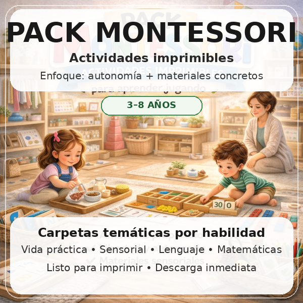 Pack Montessori - Mayorga Johan | Hotmart