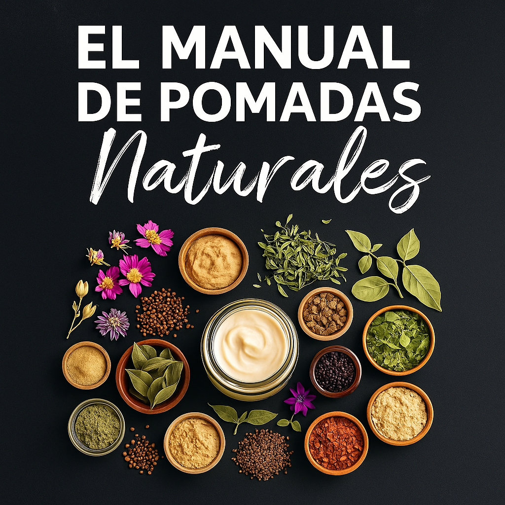 EL MANUAL DE POMADAS NATURALES, 10 RECETAS TERAPÉUTICAS PARA TODA L...