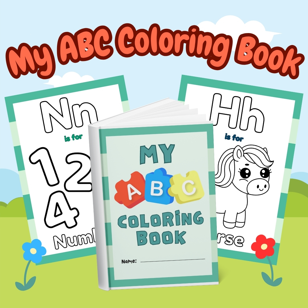 My ABC Coloring Book - Carolina Serrano | Hotmart