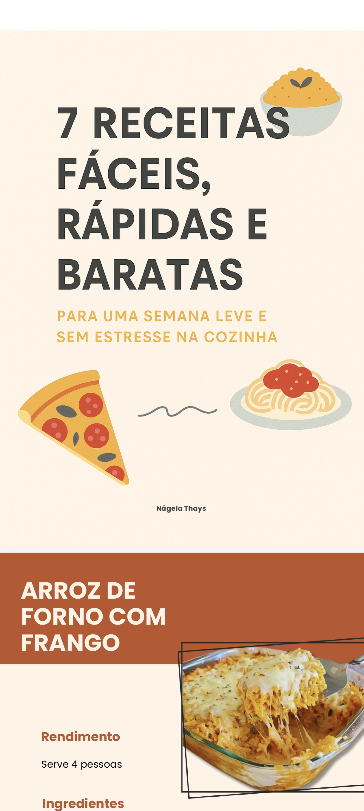 7 receitas fáceis, rápidas e baratas!!
