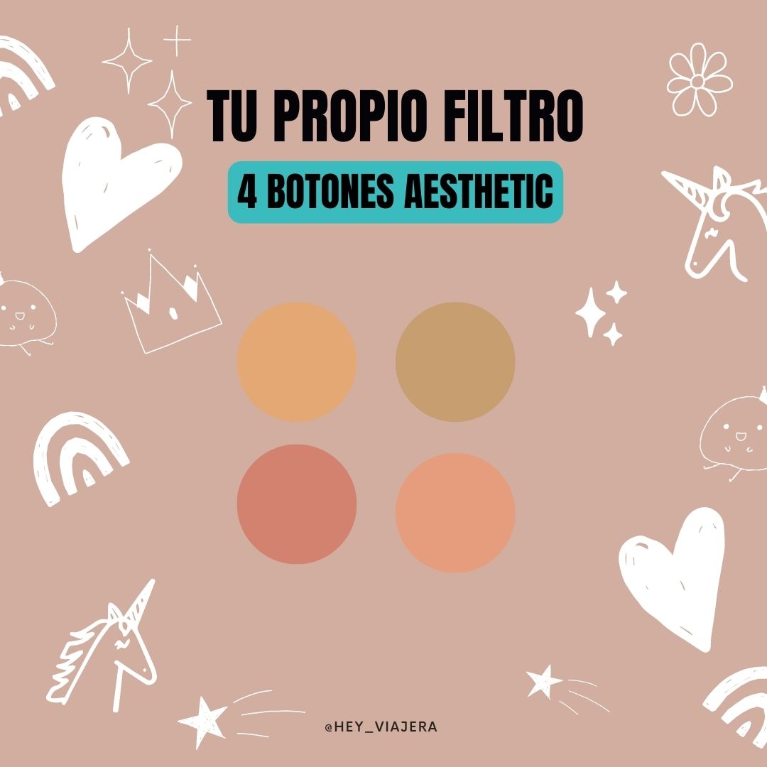 FILTRO PARA INSTAGRAM 4 BOTONES AESTHETIC - Jennifer sayuri perez ...