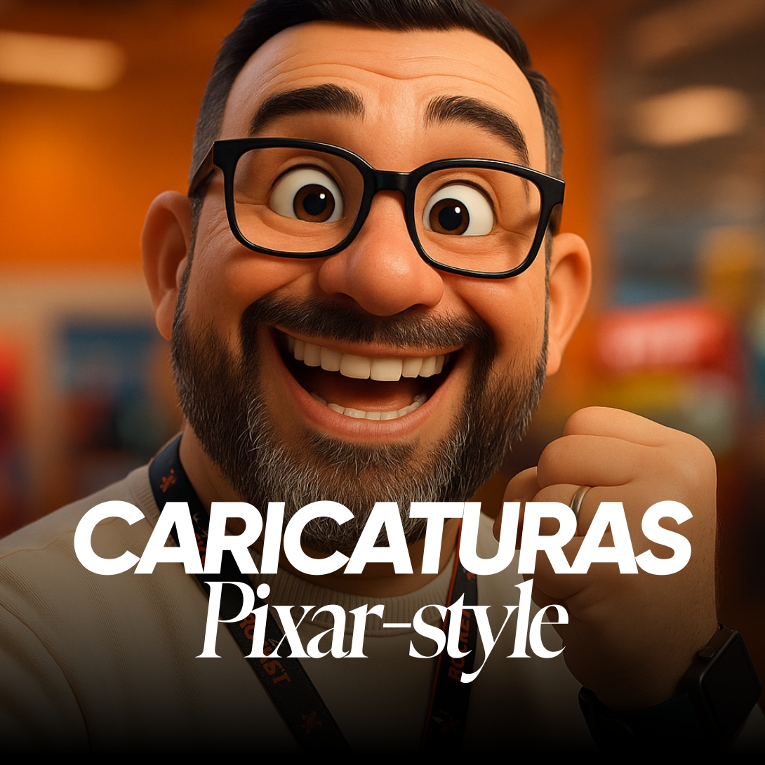 Caricaturas Pixar-style - Rodrigão Criativo | Hotmart