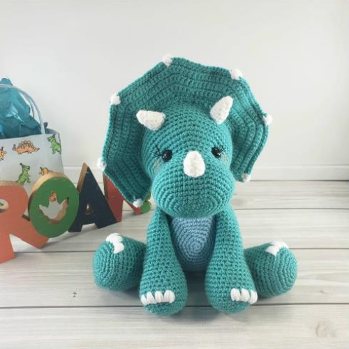 Patron Amigurumi Triceratops - Jose David Rodríguez | Hotmart