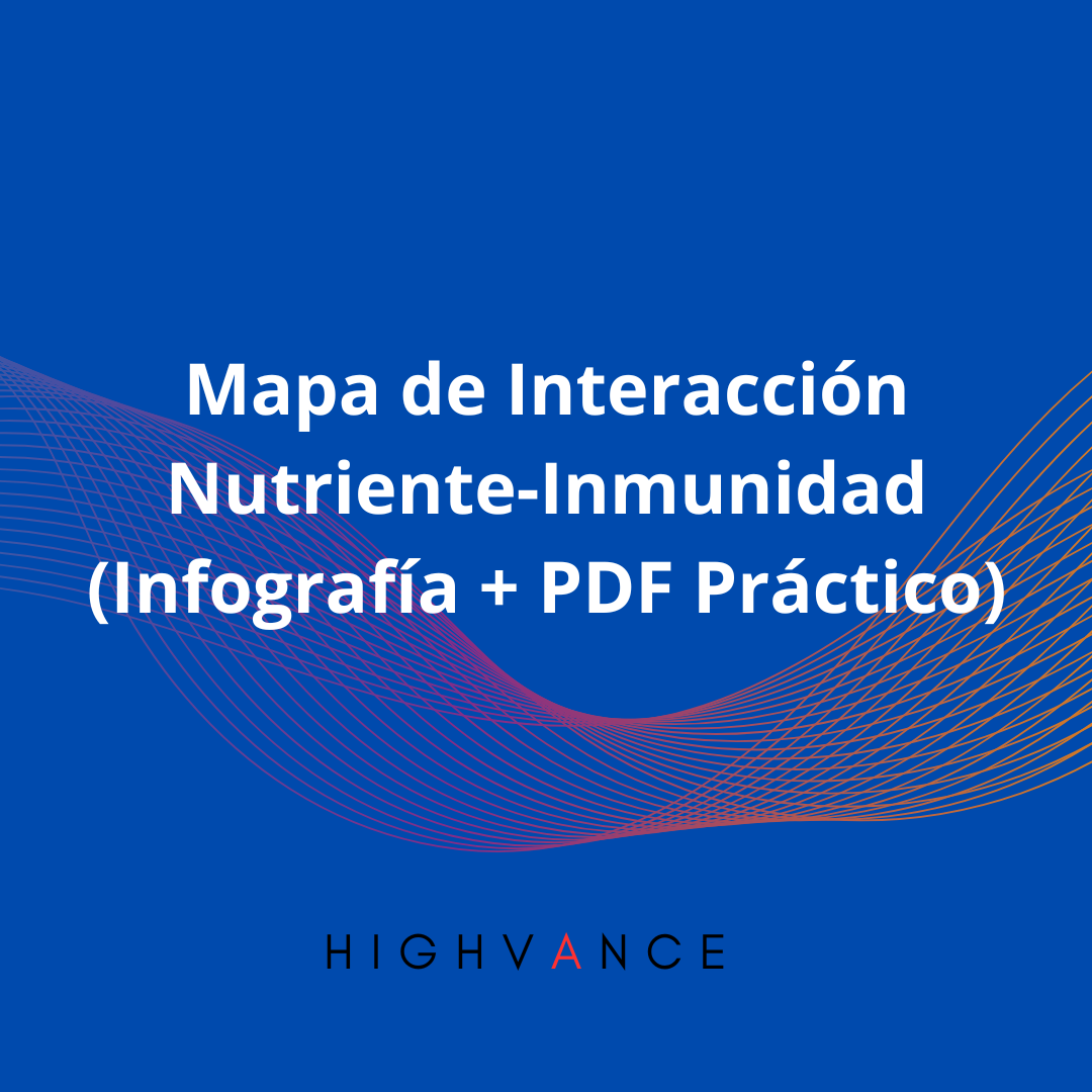 Mapa de Interacción Nutriente-Inmunidad (Infografía + PDF Práctico)...