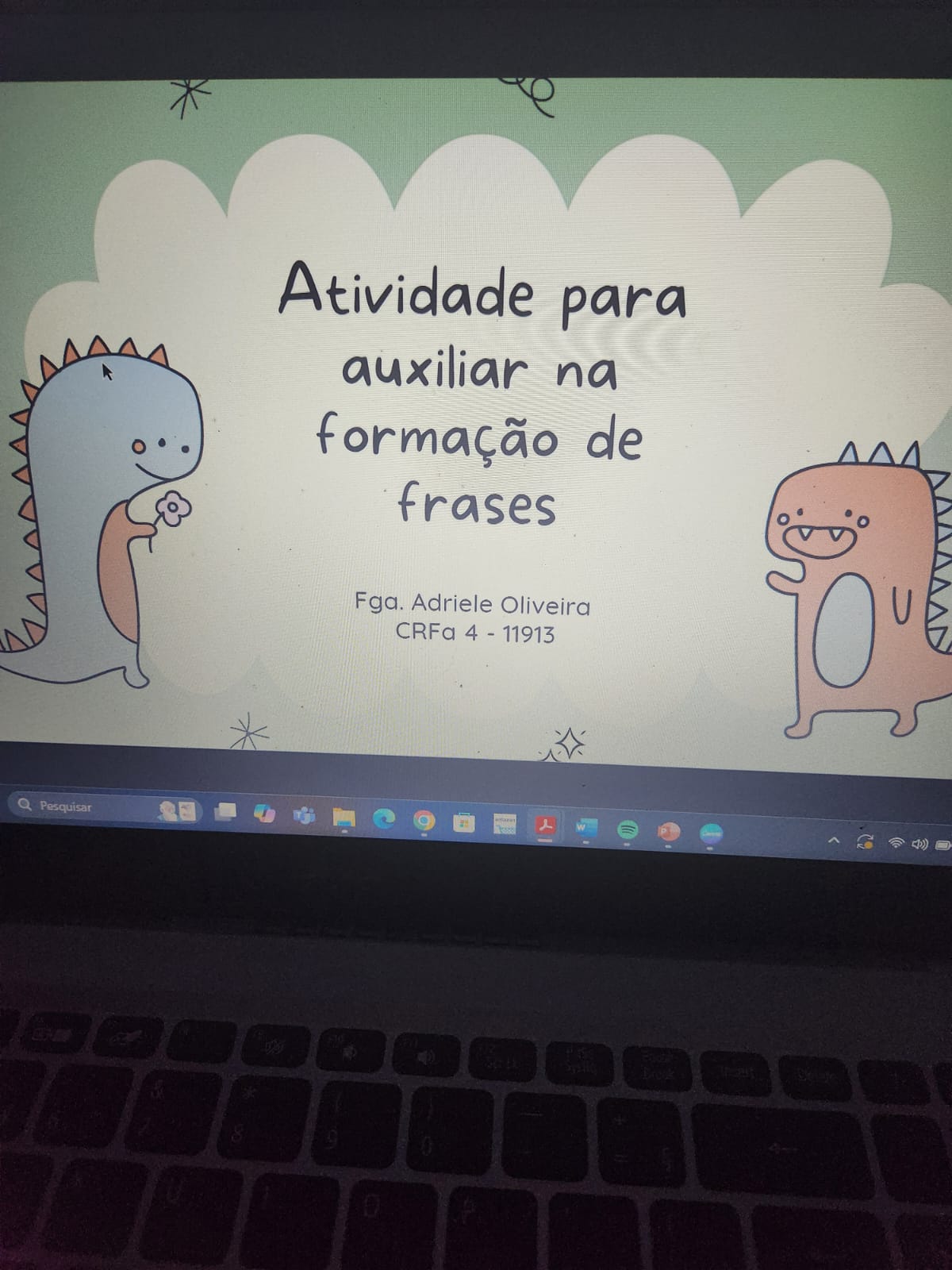 Formando frases