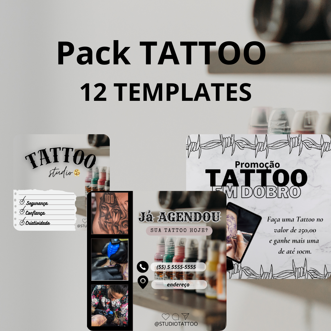 Pack TATTOO 12 Templates