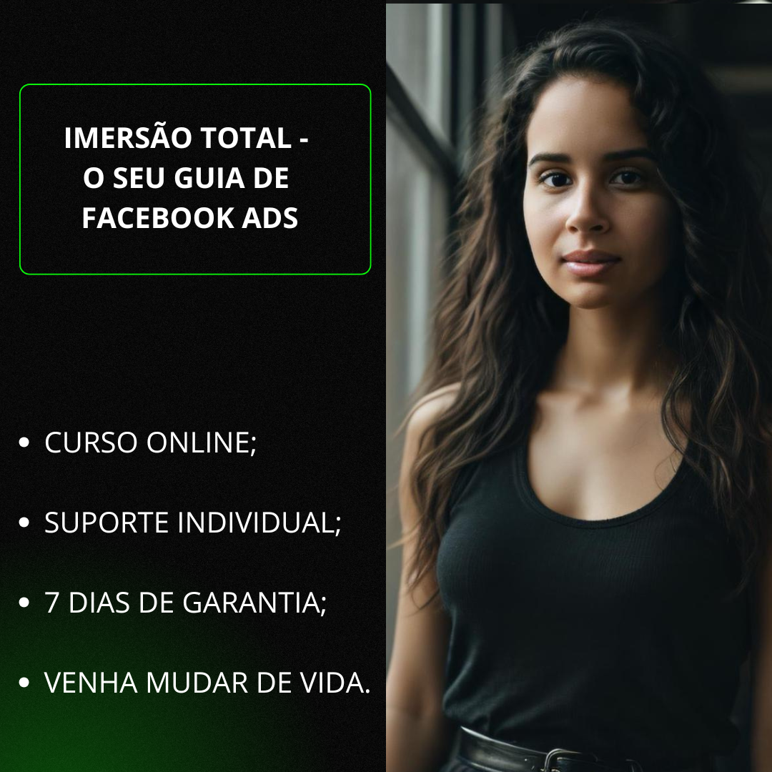 Imersão Total - O seu guia do Facebook ADS - Marcela | Hotmart