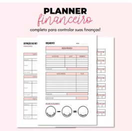 Planner Financeiro - Controle seus gastos, alcance suas metas! - Al...