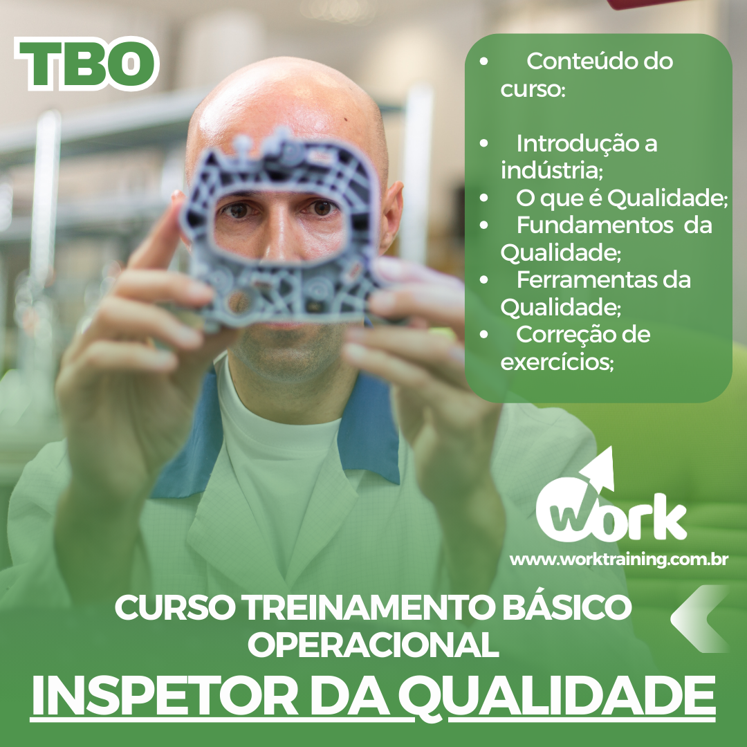 TBO AUXILIAR DE QUALIDADE - WORK APP | Hotmart