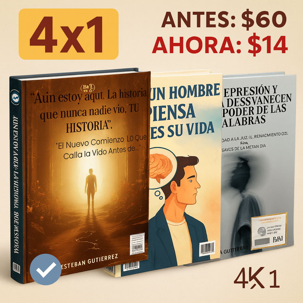 Español - “El momento es ahora” los 4 libros por el precio de UNO.