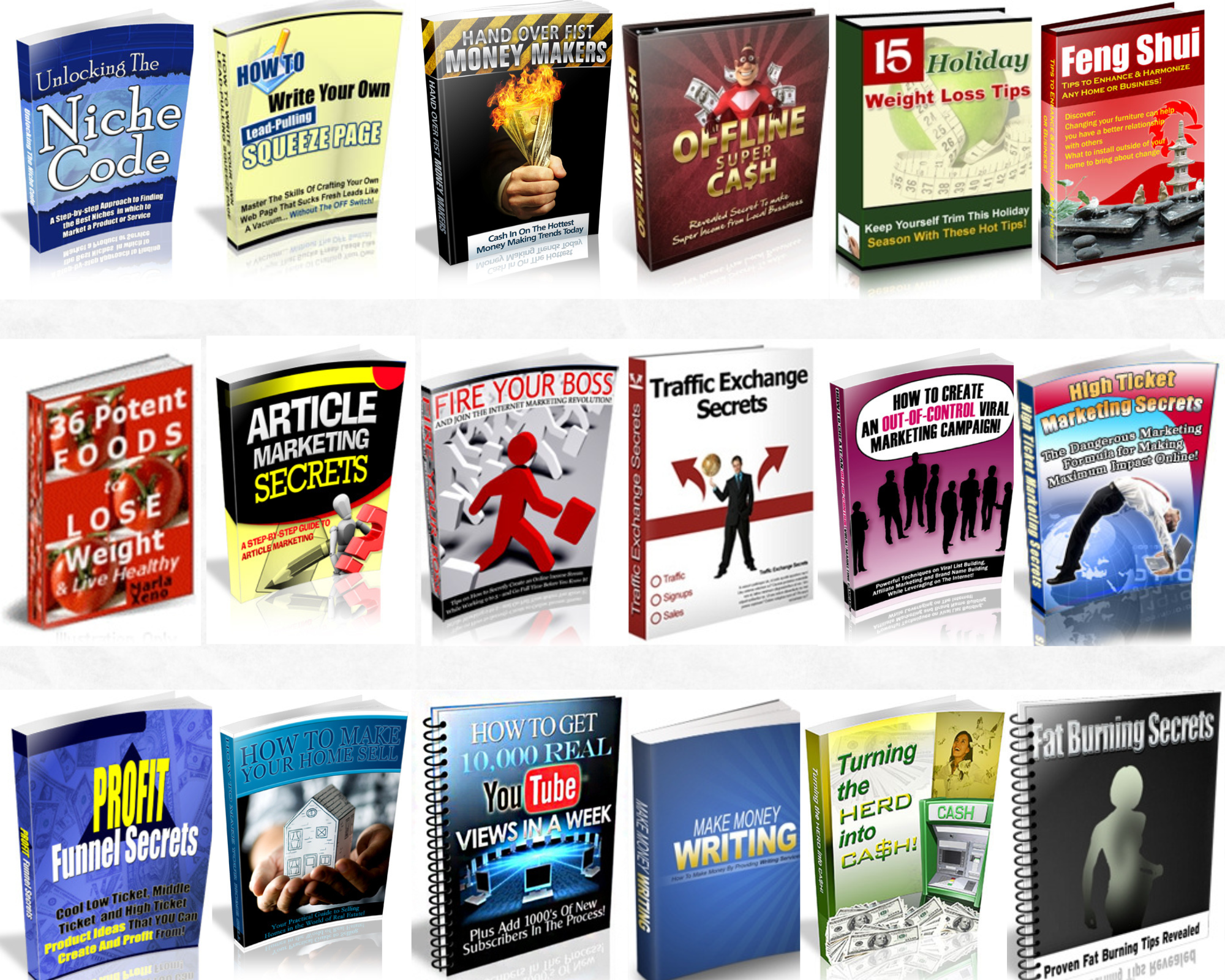 PLR Library #1 com 50 PLRs direto dos USA Prontas Para Revenda.