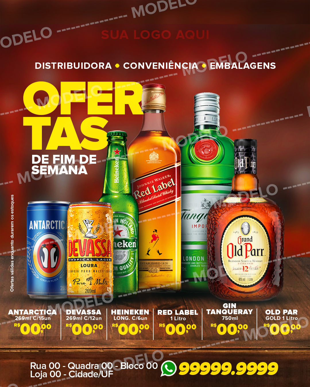 Flyer Distribuidora de bebidas